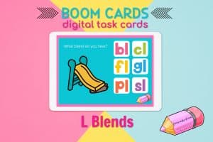 L Blends Boom Cards - Free Word Work