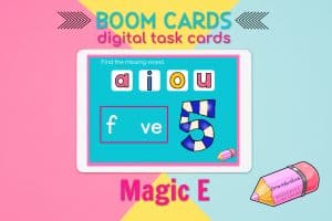 Magic E Boom Cards - Free Word Work