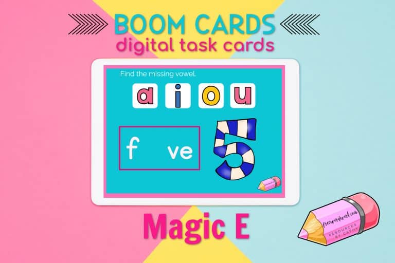 Magic E Boom Cards - Free Word Work