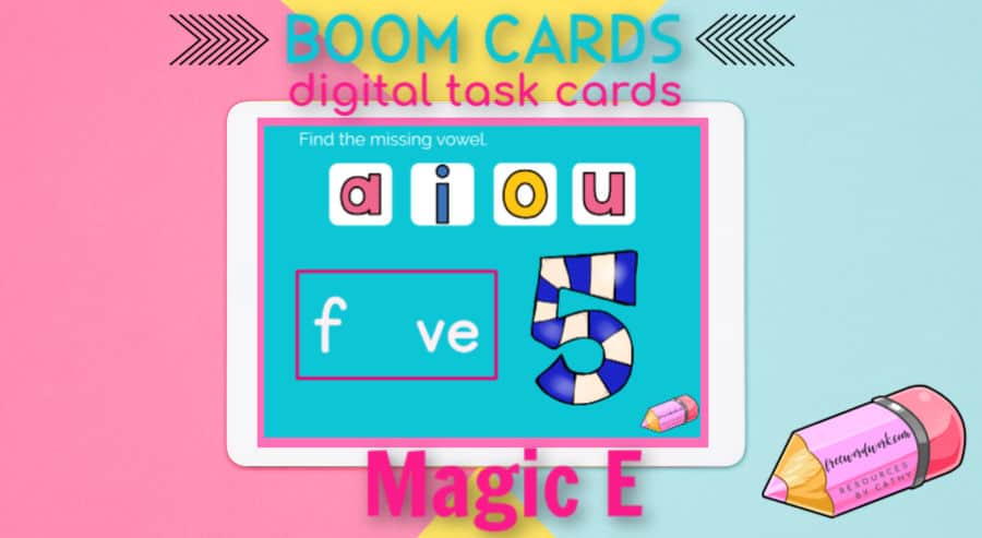 Magic E Boom Cards - Free Word Work