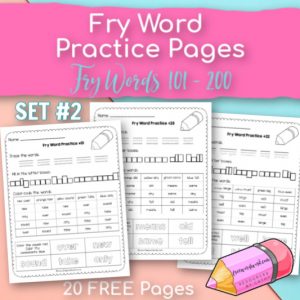 Fry Fluency Sentences - 2nd 100 - Free Word Work