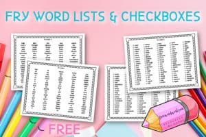 Introduction to Fry Sight Words - Free Word Work