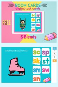 S Blend Boom Cards - Free Word Work