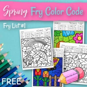 Spring Phonics Worksheets - Free Word Work