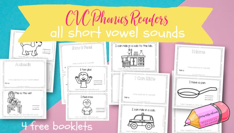 CVC Booklets - Free Word Work