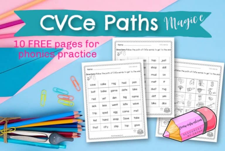 Reading Mazes: CVCe Paths - Free Word Work