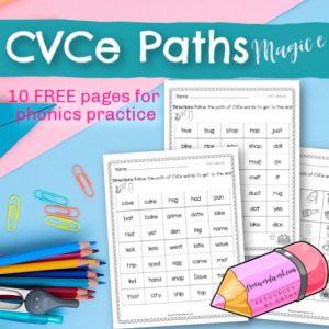 CVCe Booklets (Magic e Words) - Free Word Work