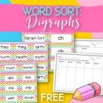 Digraph Booklets - Free Word Work