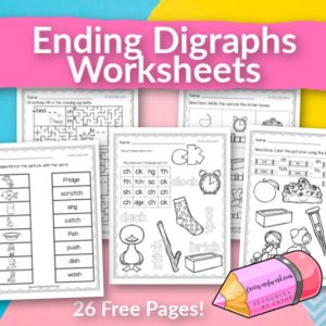 Digraph Booklets - Free Word Work