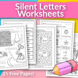 Silent Letters Cut & Paste - Free Word Work