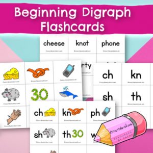 Beginning Digraph Find & Color Worksheets - Free Word Work