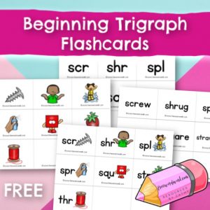 Trigraph Cut & Paste - Free Word Work