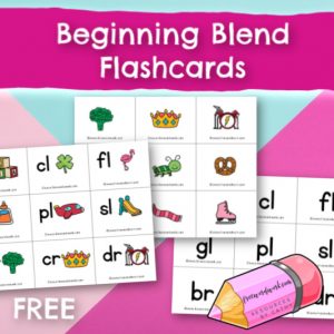 Ending Blend Worksheets Set 1 - Free Word Work