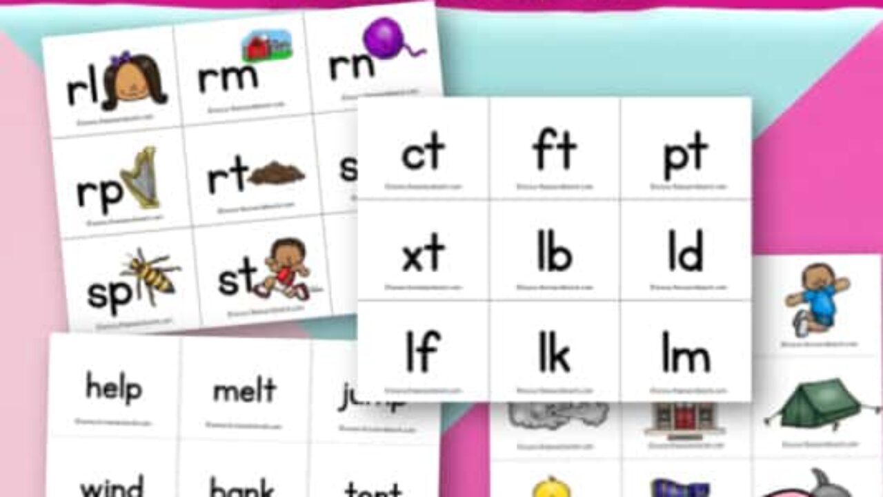 Free Ending Blend Flashcards Phonics Blends, Flashcards,, 51% OFF
