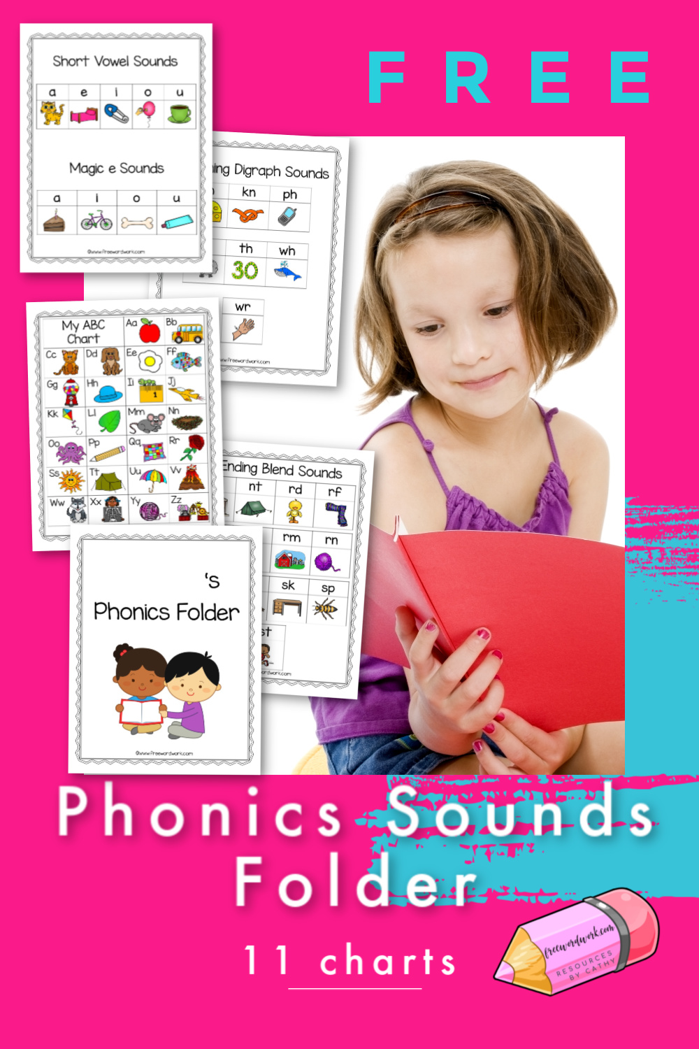 Phonics Sounds Charts - Free Word Work
