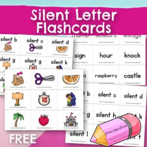 Silent Letters Cut & Paste - Free Word Work