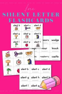 Silent Letter Flashcards - Free Word Work