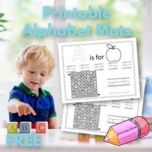 Alphabet Mazes - Free Word Work