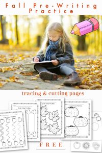 Fall Pre-Writing Practice - Free Word Work