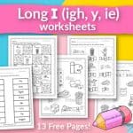 Long E Worksheets - Free Word Work