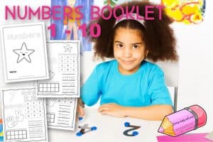 Numbers Booklet 1 - 10 - Free Word Work