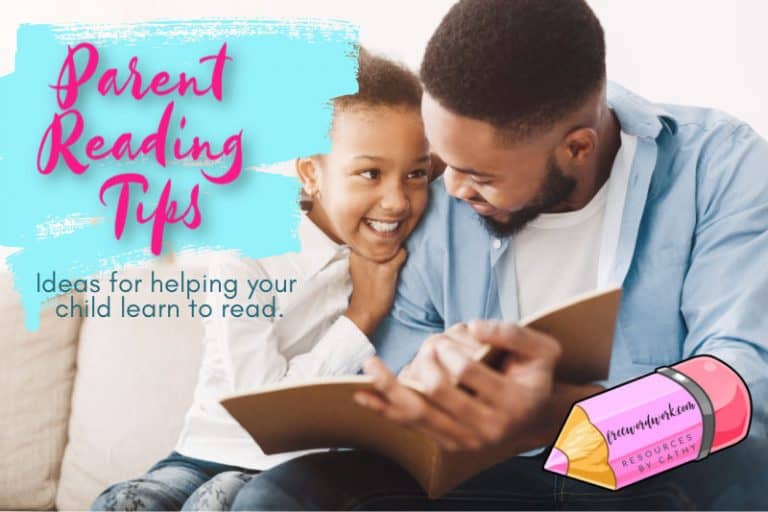 Parent Reading Tips - Free Word Work