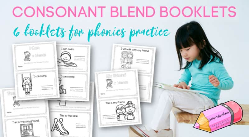 Beginning Consonant Blend Booklets - Free Word Work