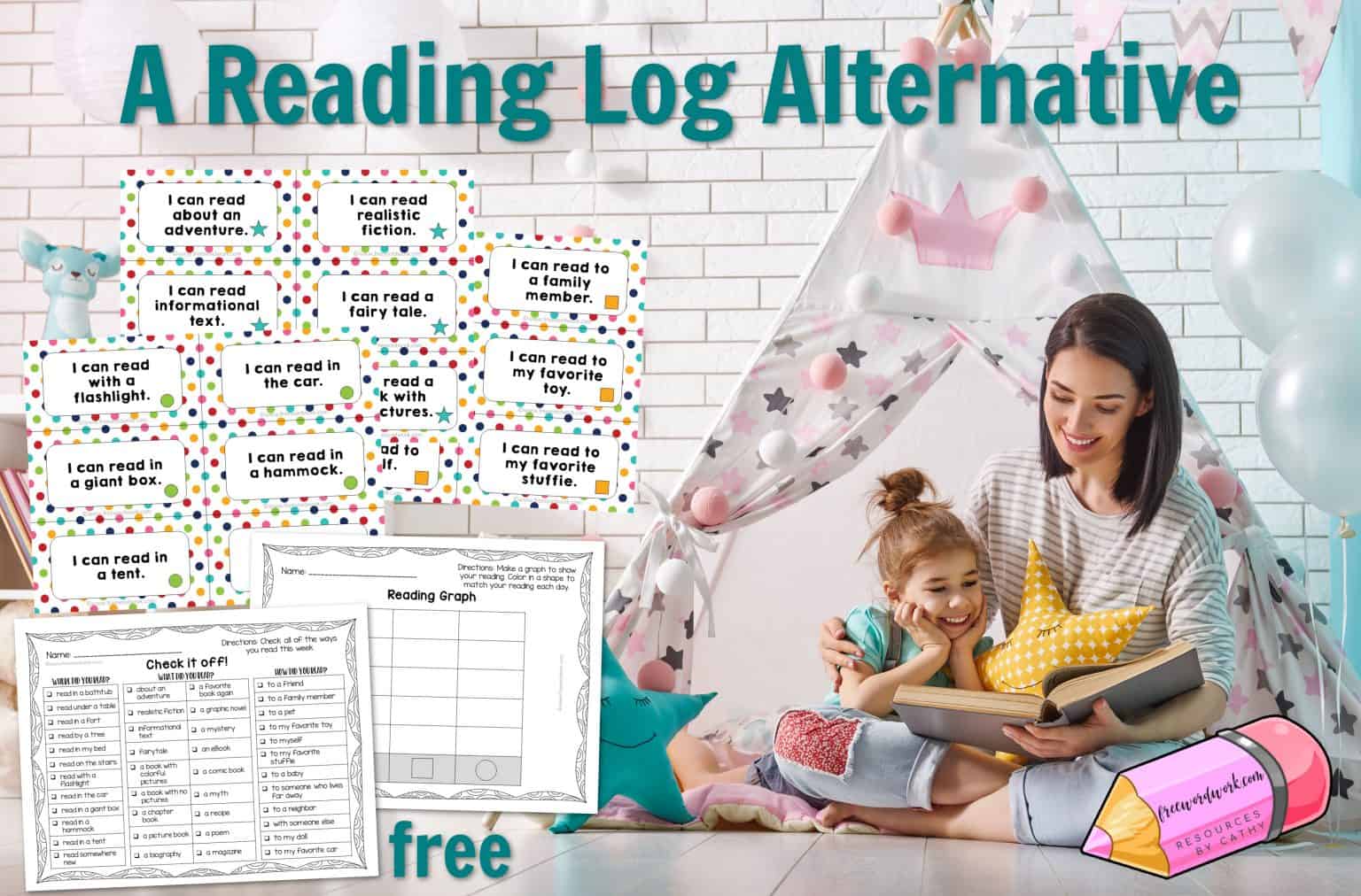 Alternative Reading Log - Free Word Work
