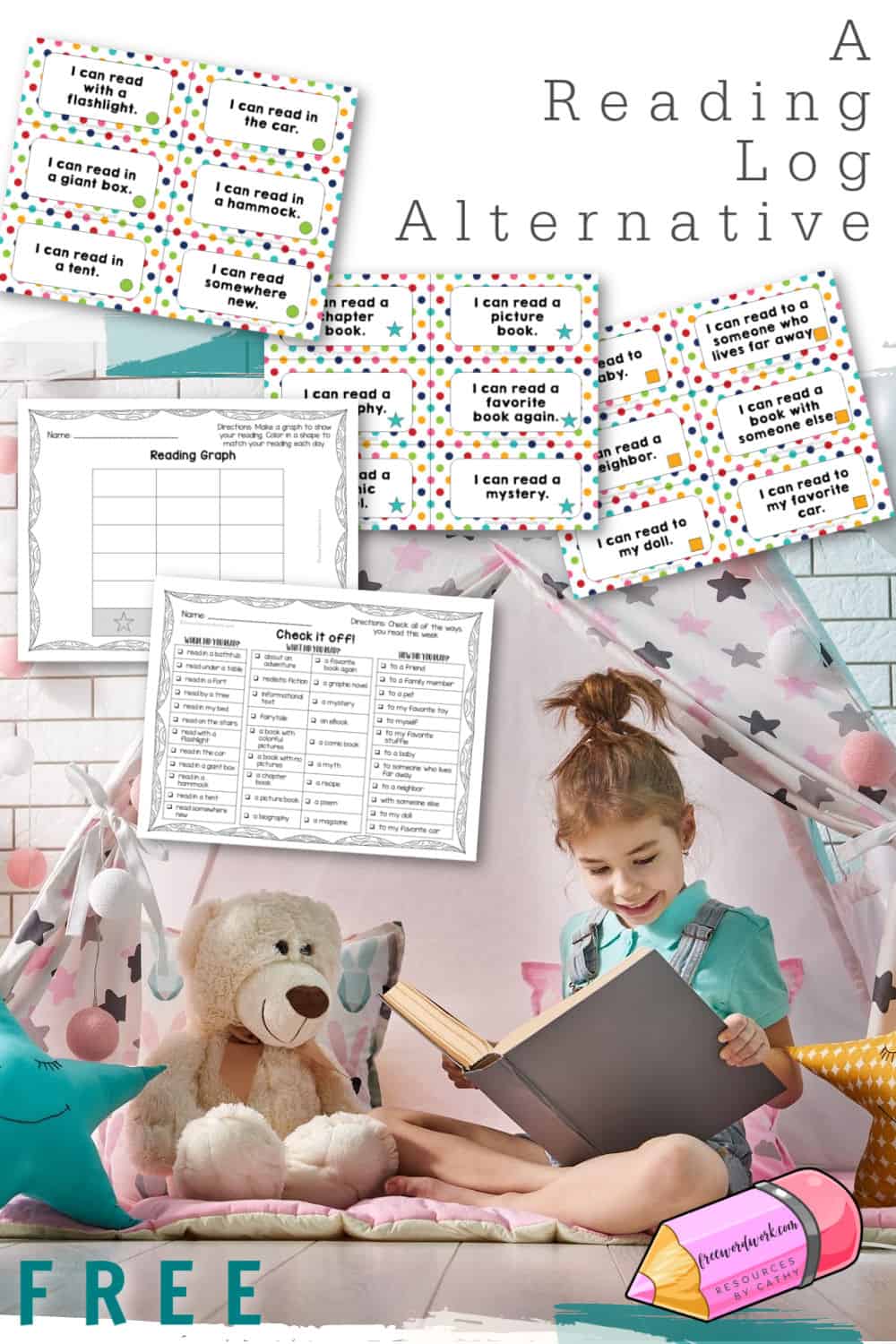 Alternative Reading Log - Free Word Work