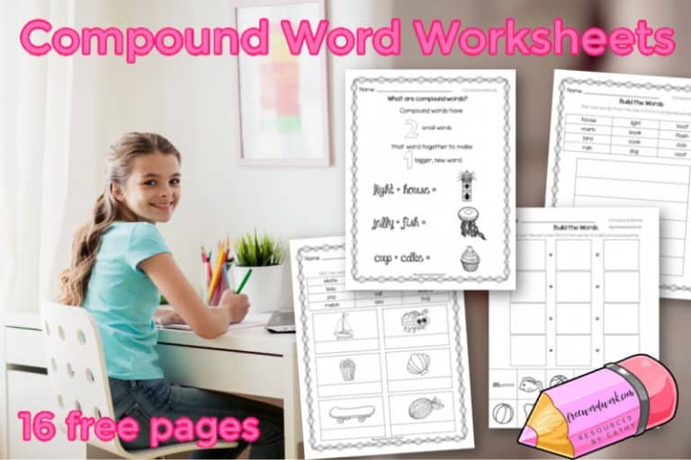 Compound Word Worksheets - Free Word Work