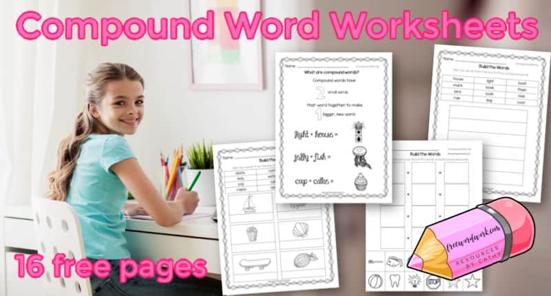 Compound Word Worksheets - Free Word Work