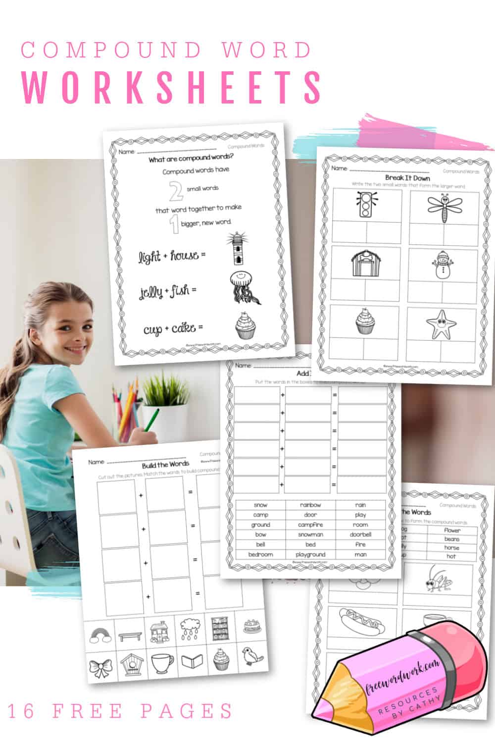 Compound Word Worksheets - Free Word Work