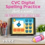 Digital Spelling - CVC Short U - Free Word Work