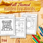 Fall Fry Color Code - Free Word Work