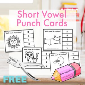 Vowel Sound Search Bookmarks - Free Word Work