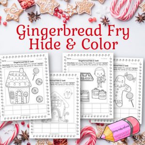 Gingerbread Mazes - Free Word Work