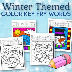 Winter Phonics Worksheets - Free Word Work