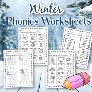Winter Write the Room - Free Word Work