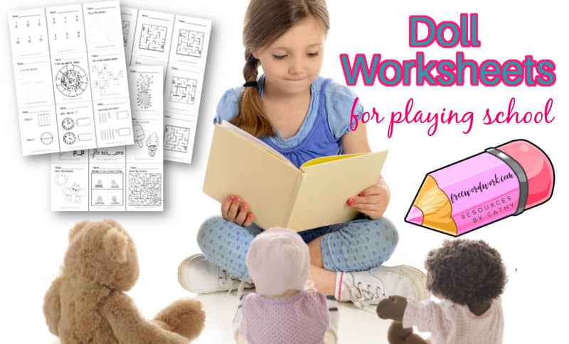 Doll Worksheets - Free Word Work