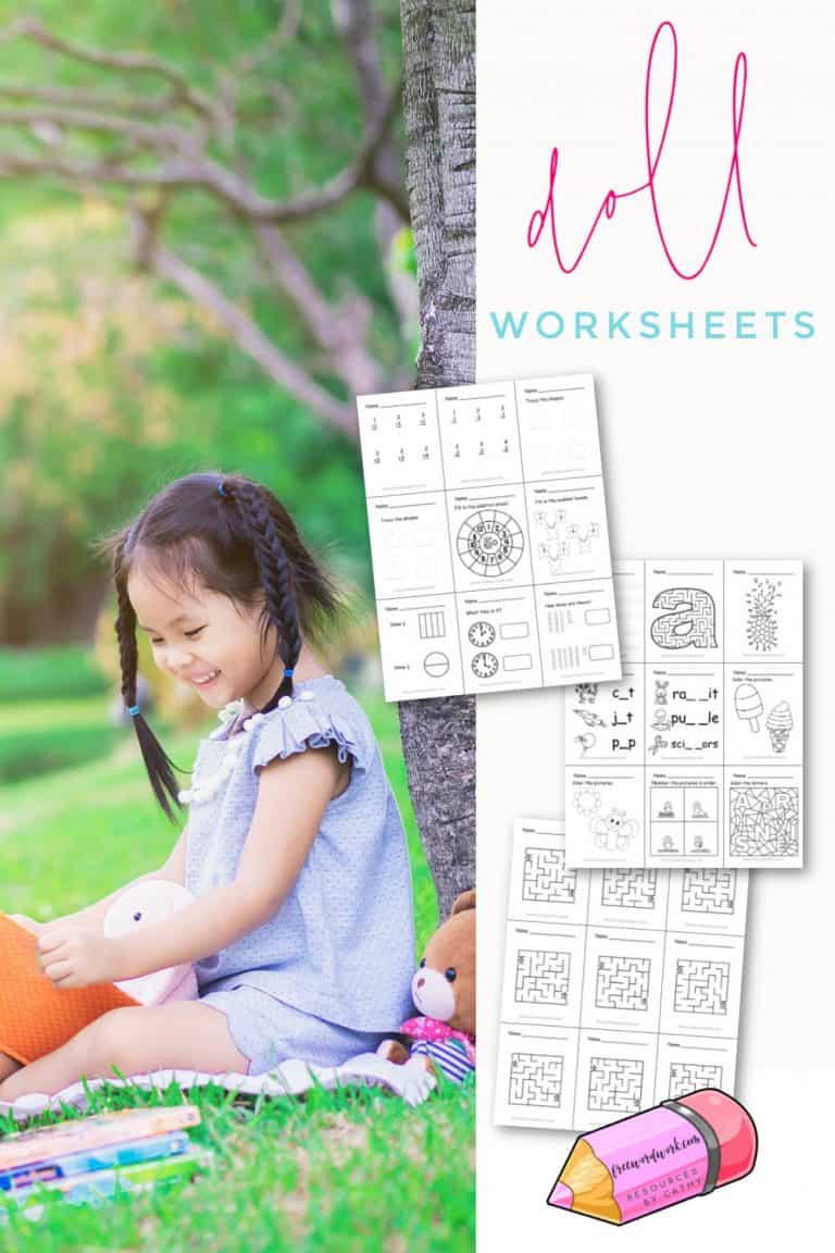 Doll Worksheets - Free Word Work