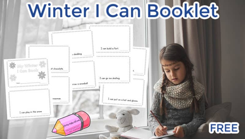 Winter I Can Booklet - Free Word Work