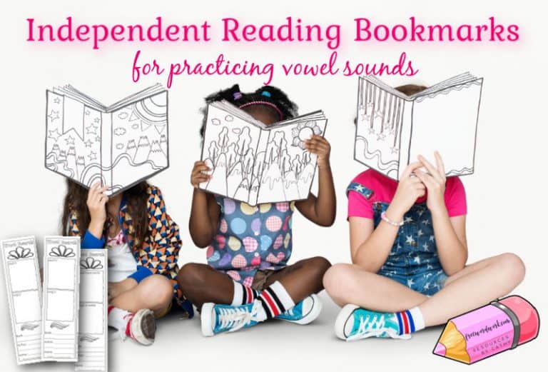 Vowel Sound Search Bookmarks - Free Word Work