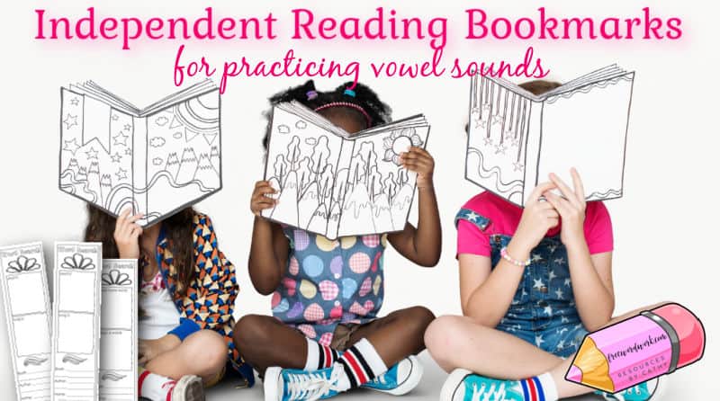 Vowel Sound Search Bookmarks - Free Word Work