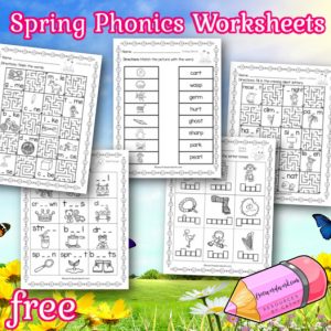 Spring Cut-Up Sentences - Free Word Work