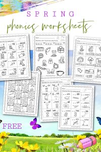 Spring Phonics Worksheets - Free Word Work