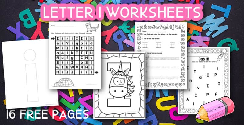 Letter I Worksheets - Free Word Work