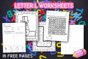 Letter L Worksheets - Free Word Work
