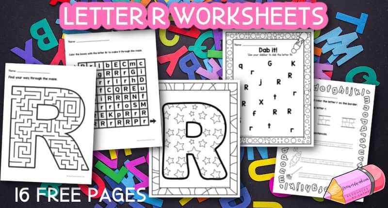 Letter R Worksheets - Free Word Work