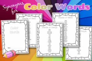 Color Words - Free Word Work