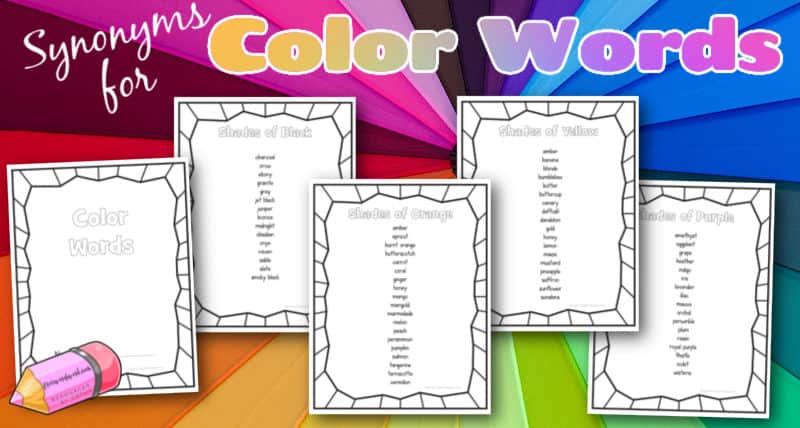 Color Words - Free Word Work